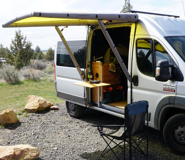 PROMASTER SLIDER DOOR COMPANIONWAY SETUP - DAYLODGE® GEAR
