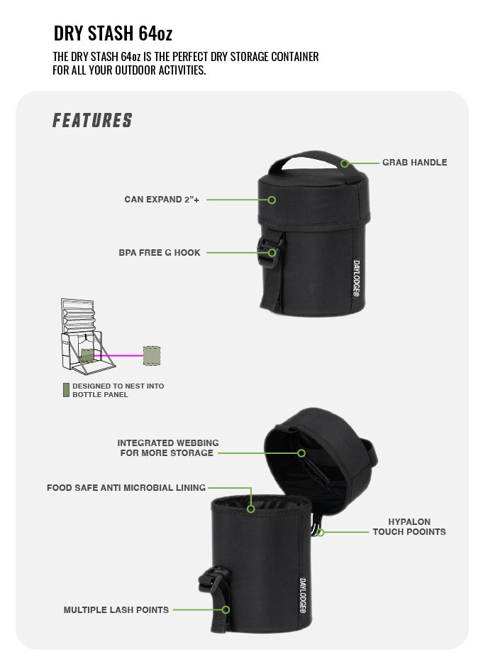 NEW Stash 64 dry storage - DAYLODGE® GEAR